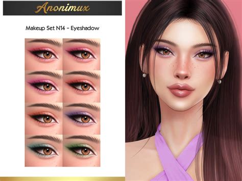 The Sims Resource Makeup Set N14 Eyeshadow