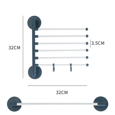 Држач за крпи и пешкири во бањата Mkmarket