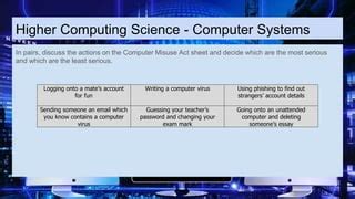 11 Cs Sr P Computer Misuse Act 1990 PPTX Crime Harmful Acts To Individuals Society