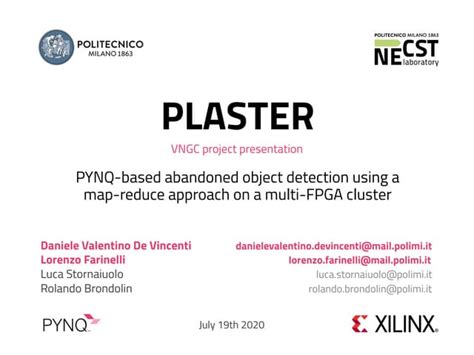 Plaster Pynq Based Abandoned Object Detection Using A Map Reduce Approach On A Multi Fpga