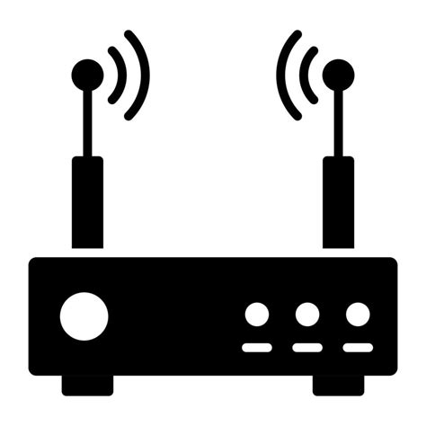 Wifi Router Vector Design Editable Icon Of Wireless Modem 23065298 Vector Art At Vecteezy