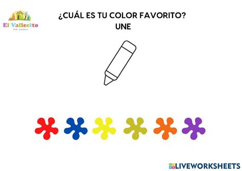 Los Colores Que Me Gustan Worksheet Live Worksheets