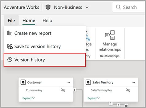 使用語意模型版本歷程記錄 （預覽） power bi microsoft learn