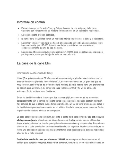 Negociación De La Calle Elm Pdf