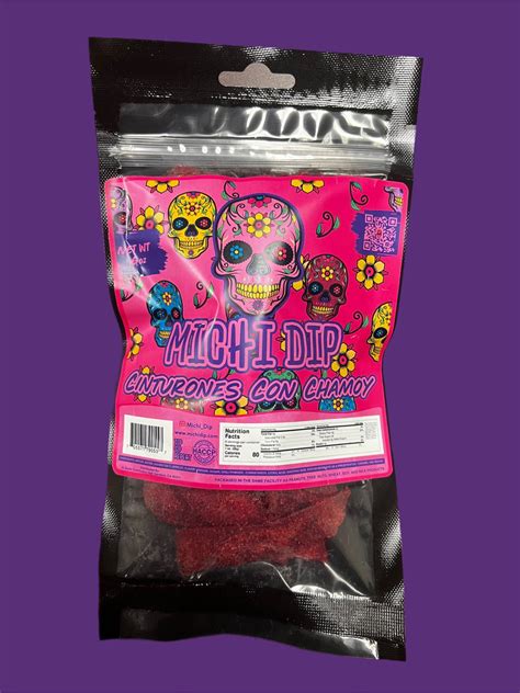 Michi Grande Cinturones Con Chamoy Michi Dip Chamoy Candy