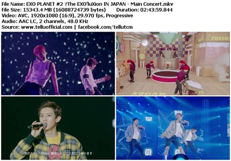 DL Link EXO The EXOLuxion In Japan Bluray HD Smileforchanyeol