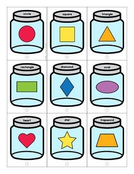 Insect Bug Shape Sorting Matching Linking Activity For Preschool