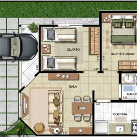 10 Plantas De Casas Geminadas De 2 Pavimentos