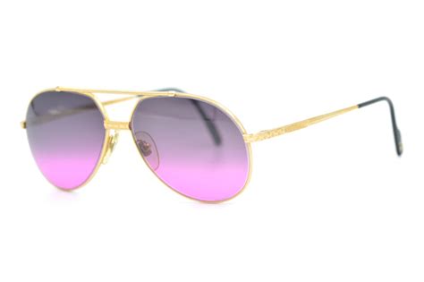 Tiffany 114 Vintage Sunglasses 23 Kt Gp Rare Vintage Retro Spectacle