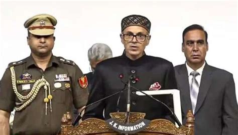 Omar Abdullah Sworn In As Cm Of Jammu And Kashmir In A Decade