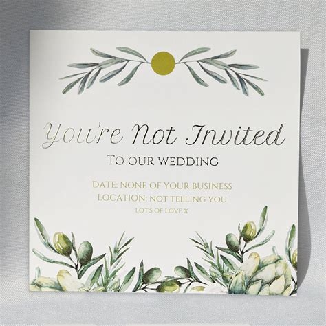 15 Polite Ways To Tell Someone Theyre Not Invited To Your Wedding