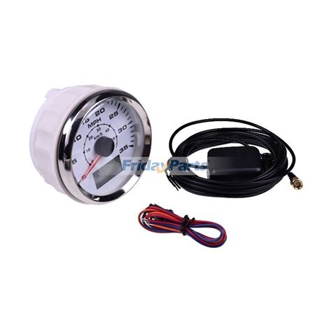 85mm Marine Auto Gps Speedometer Speedo Velometer 0 35mph 0 55kmh