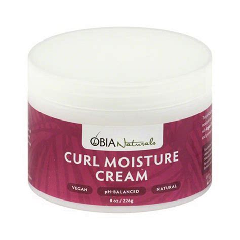 Obia Naturals Curl Moisture Hair Cream Natural 8 Oz 2 Pack