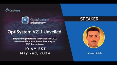 Webinar Optisystem 211 Powerful New Photonics Design And Simulation