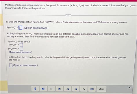 Solved Multiple-choice questions each have five possible | Chegg.com