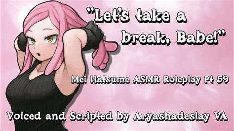 Taking A Break With Mei Mei Hatsume Asmr Roleplay Pt 59 F4a My Hero Academia Youtube
