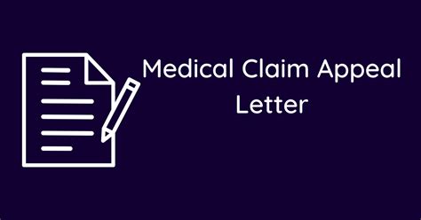 Medical Claim Appeal Letter
