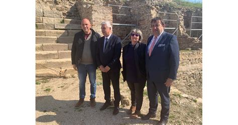 Министър Шишков провери реставрацията на античния град Хераклея Синтика край Петрич