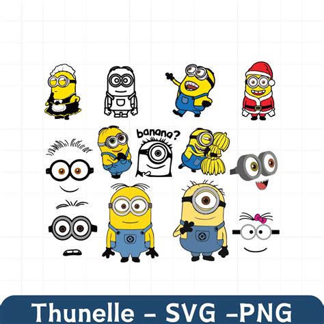 Minions Svg Bundle Minion Svg For Craft Machines Cricut De Inspire Uplift