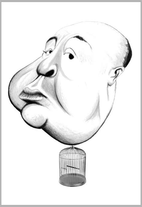 Alfred Hitchcock Illustration By Diego Abelenda Alfred Hitchcock