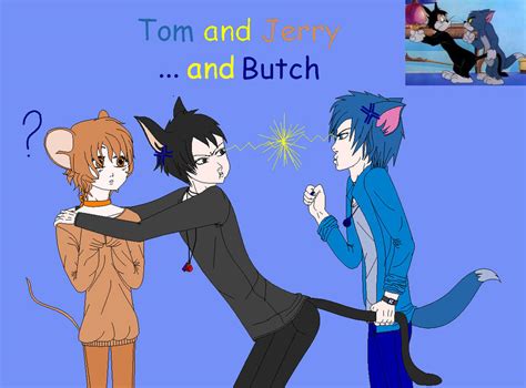 Tom And Jerry And Butch By Fallsoffthesky On Deviantart