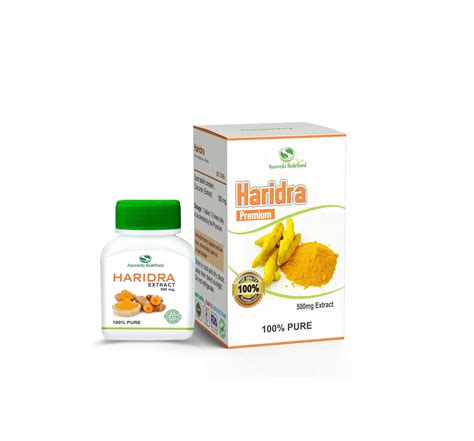 Ayurveda Redefined Haridra Tablets - 60 Tabs | Pure Haldi | Curcuma ...
