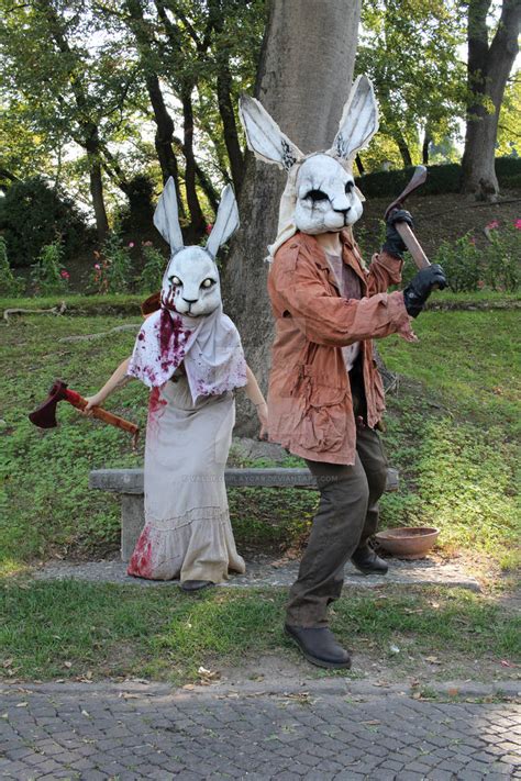 Scary Dark Rabbits 5 Original Cosplay By Vallicosplaycar On Deviantart