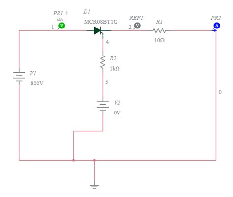 Difference Between SCR And Triac Multisim Live