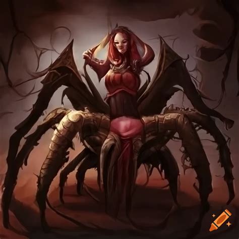 Character Design Of Arachne From Dungeons And Dragons On Craiyon