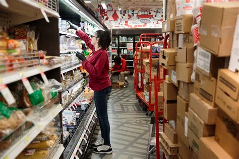 Stocking Shelves In A Grocery Store At Dorla Walker Blog