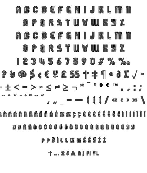 T26 Digital Type Foundry Fonts Stripes