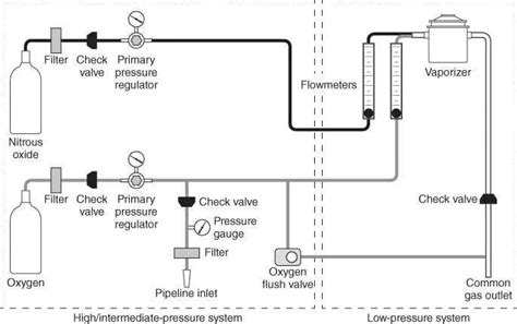 Veterinary Anesthesia Machine Diagram And Components