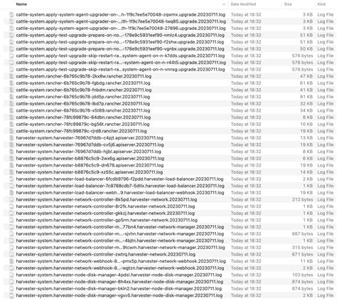 Troubleshooting Harvester
