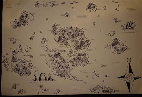 Drew My Own Version Of The Skellige Isles The Witcher Rcartography