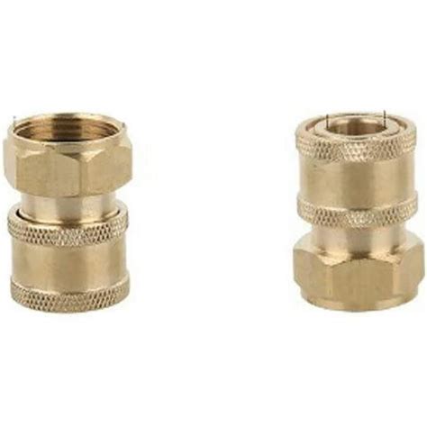 SENRISE Lot De 2 Adaptateurs Pour Nettoyeur Haute Pression 1 4 Pour