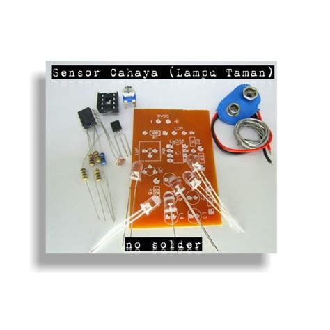 Jual Rangkaian Kit Sensor Cahaya Ldr Shopee Indonesia