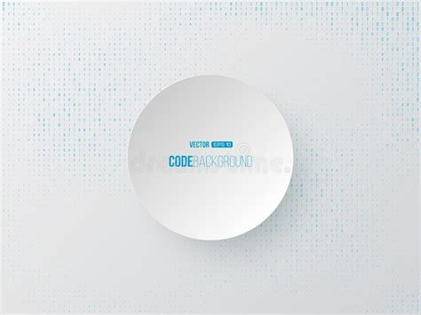 Binary Code Digital Technology Concept Stock Vector Illustration Of