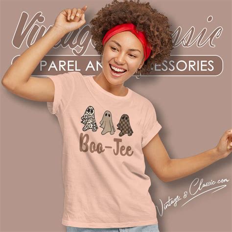Boo Jee Ghost Shirt Halloween Spooky Vintagenclassic Tee