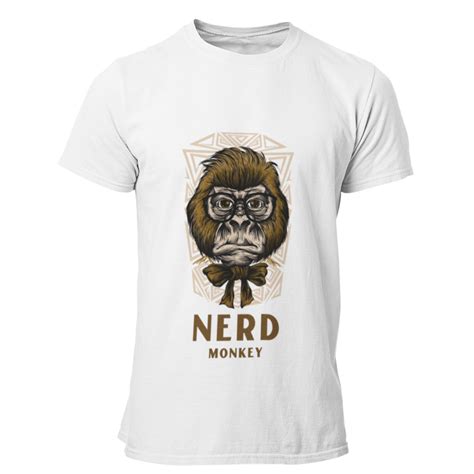 Nerd Monkey 3shirt Pt