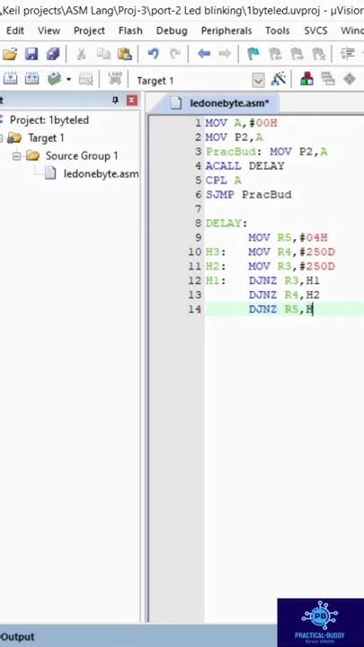 8051 Led Blinking Dancing Lights 8051 8051microcontroller