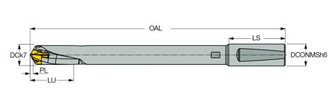 Iscar Japan 穴あけ ドリル ヘッド交換式本体 Dcn A 8d Bd Isc3450279