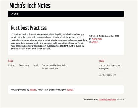 Micha Kops Tech Notes