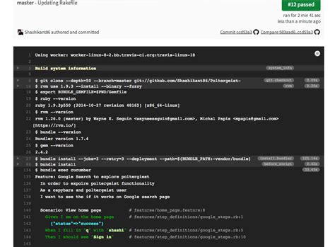 Setting Up Headless Travis CI Build With Cucumber Capybara Poltergeist