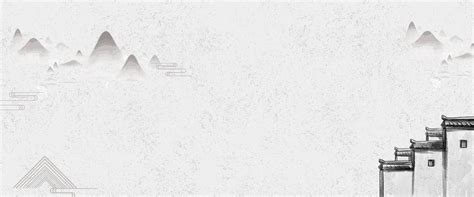 徽建筑手绘背景图片 徽建筑手绘背景素材图片 千库网