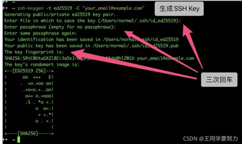 生成ssh公钥ssh Keygen Csdn博客