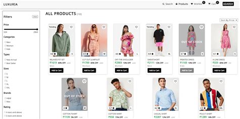 GitHub Aritra Art Luxuria Fashion Store Introducing LUXURIA Your Ultimate Destination For