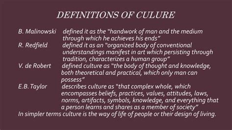 Complexity Of Culture Pptx
