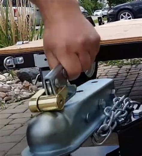Coupler Lock Two Keys Diy Folding Trailers