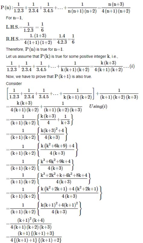 Chapter 4 Principle Of Mathematical Induction Questionsanswers