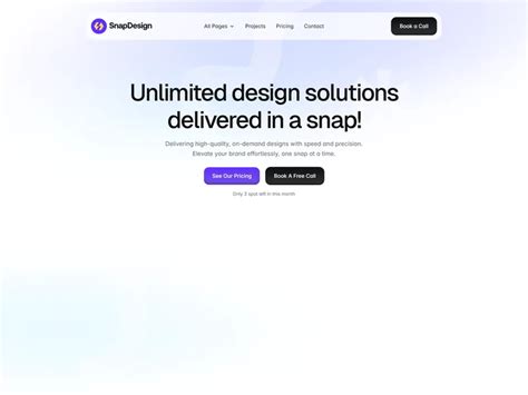 Snapdesign Productized Design Agency Template Framplates Framer